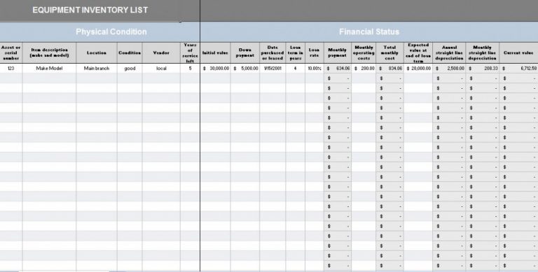 Equipment Inventory List | Liputan TV
